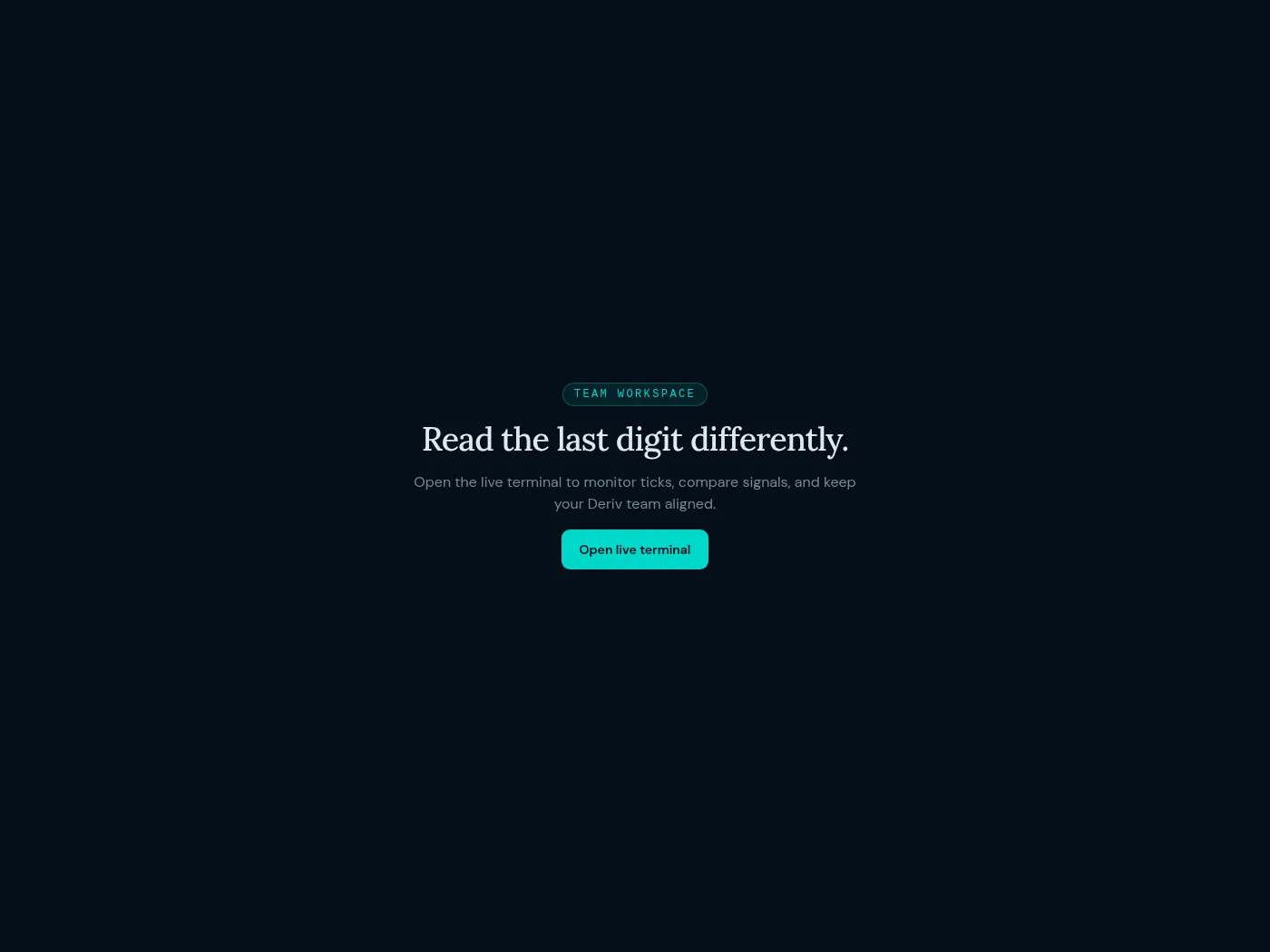 Deriv Digit Insights