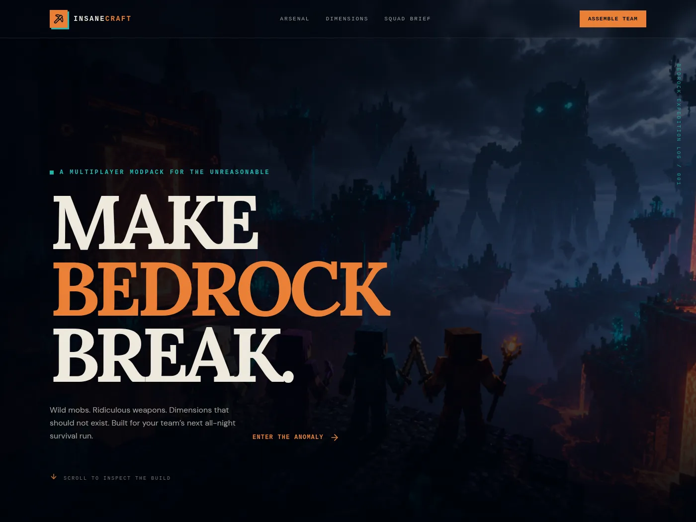 Bedrock Insane ModPack