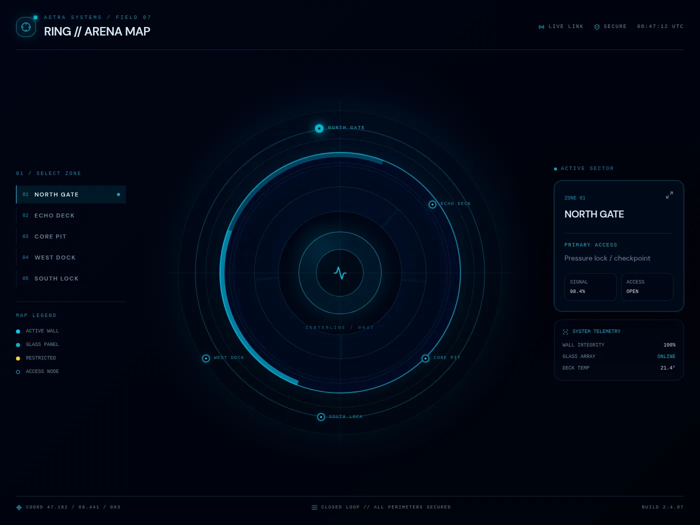 Tech Arena Map