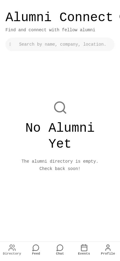 Alumni Connect App