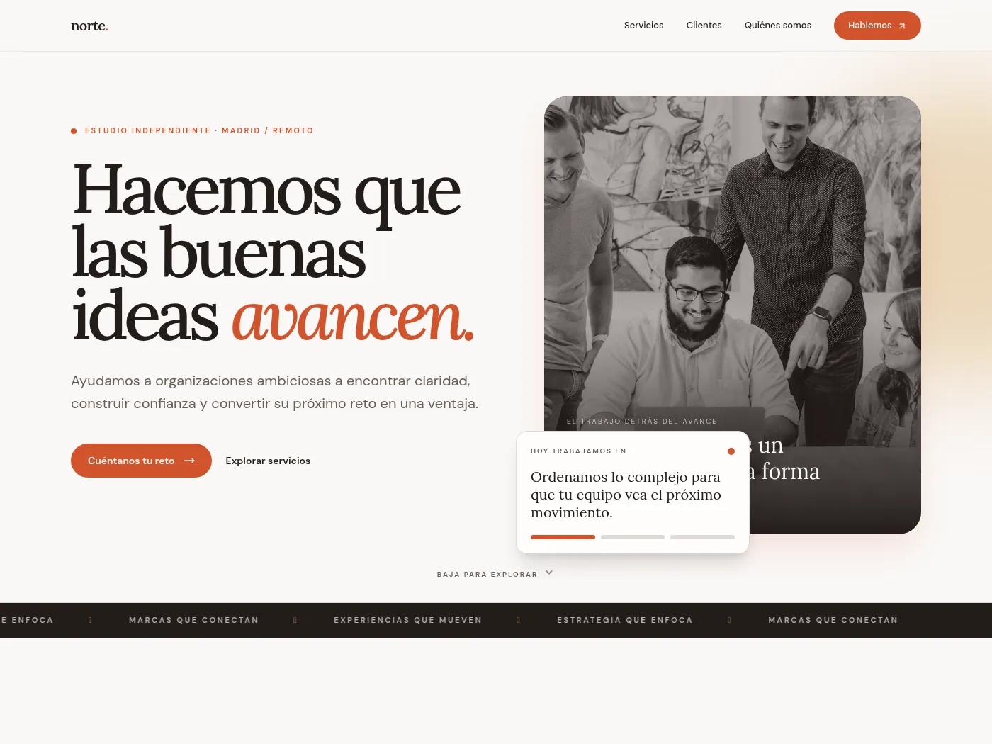 Client Impact Webpage