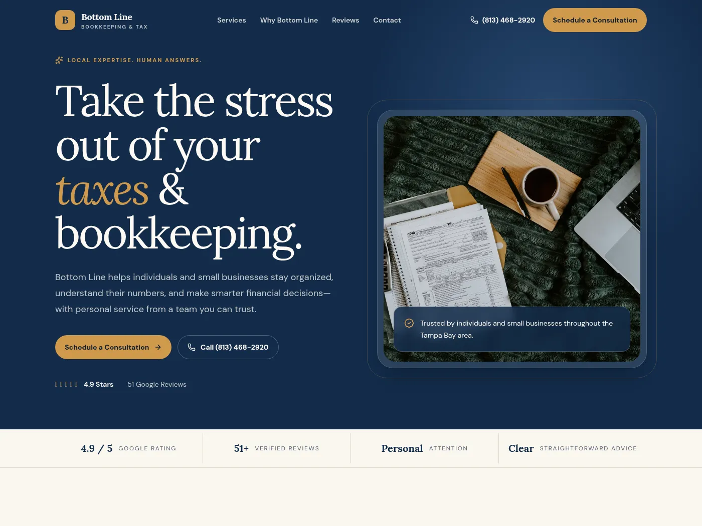 Bottom Line Website
