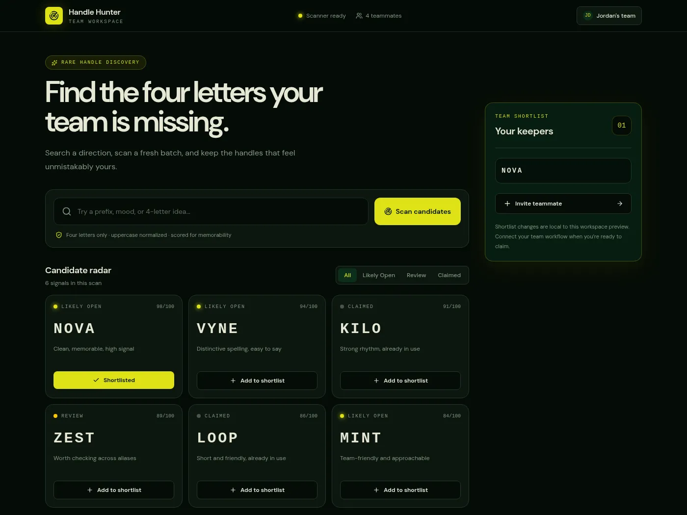 Discord Handle Hunter