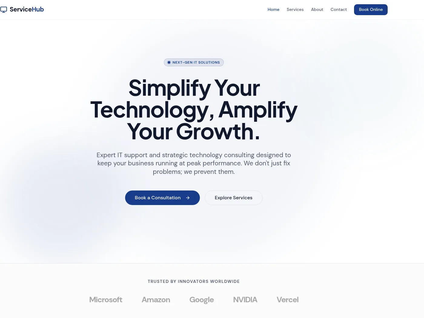 ServiceHub Site
