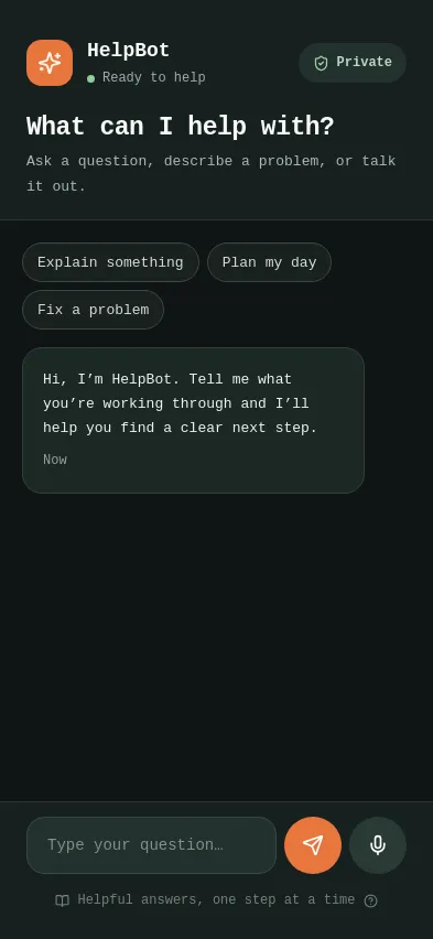 HelpBot Mobile