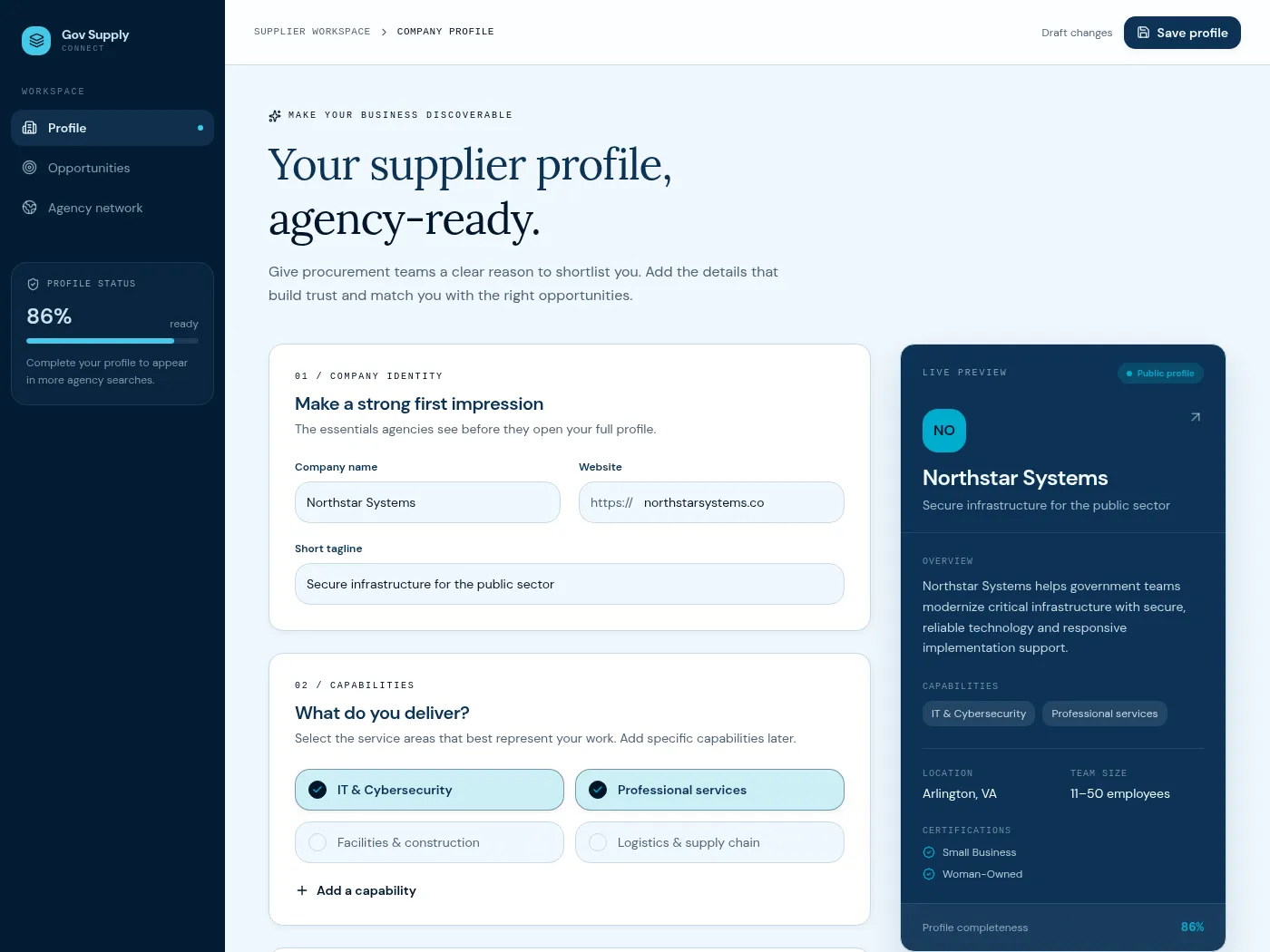 Gov Supply Connect