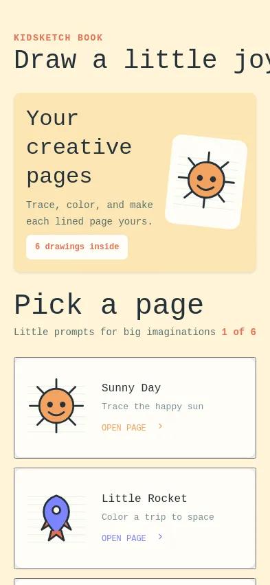 KidSketch Book