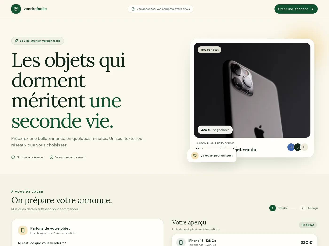 Vendre Facile