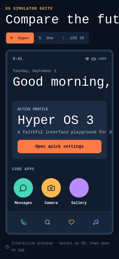 OS Simulator Suite