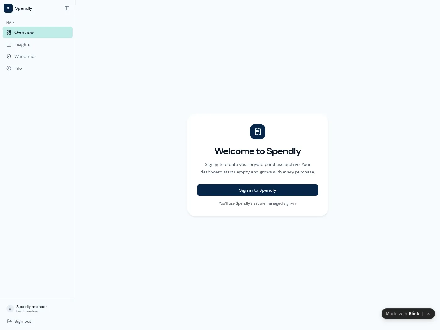 Spendly Finance Tracker