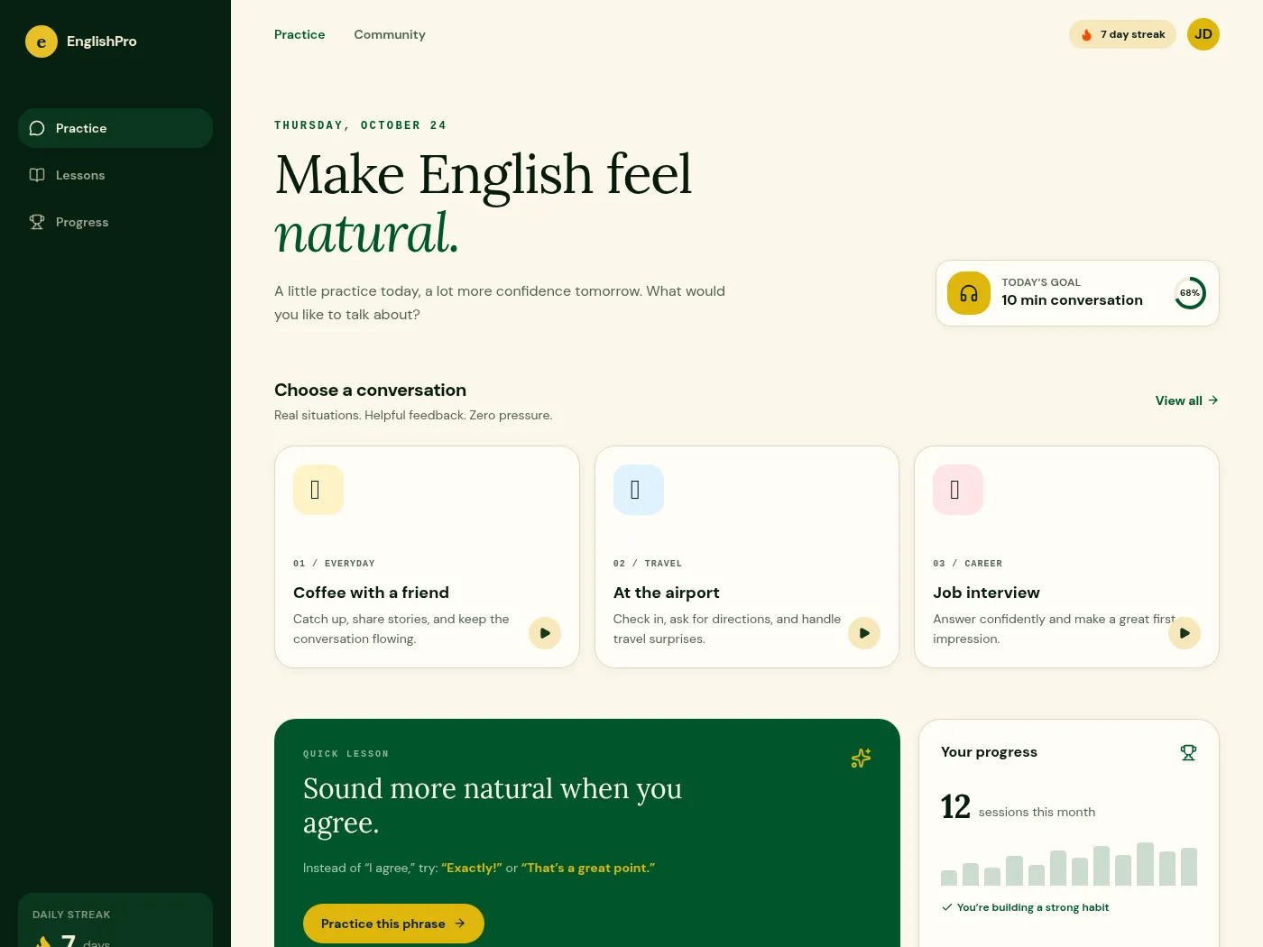EnglishPro App