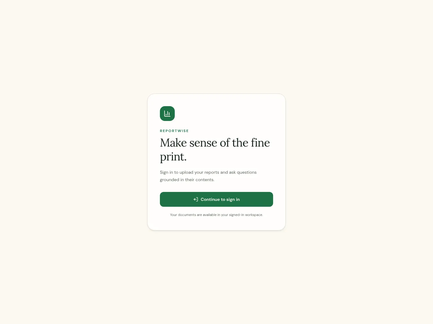 ReportWise AI Agent