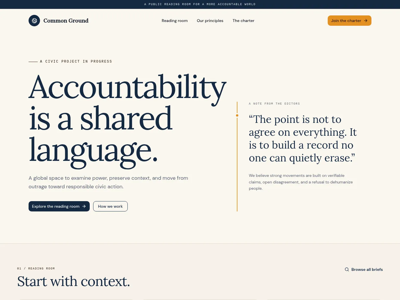 Global Awareness Portal