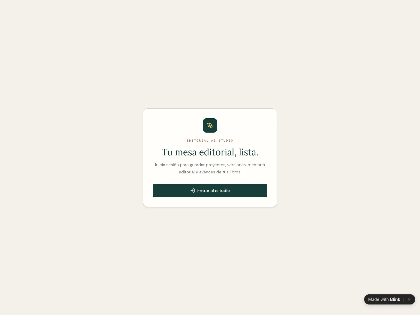 Editorial AI Studio