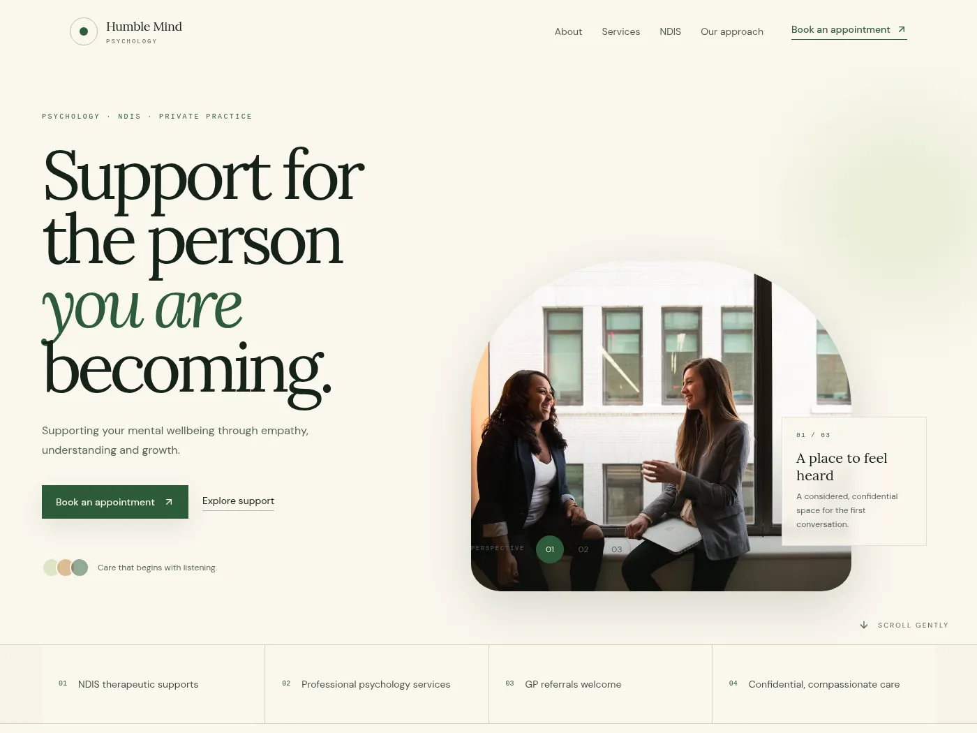 Humble Mind Psychology Web