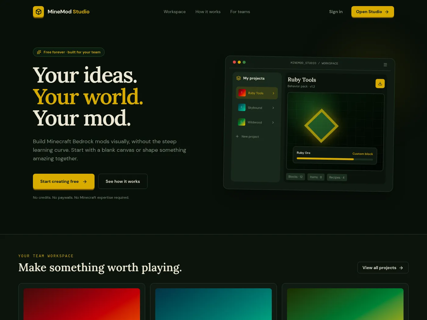 MineMod Studio