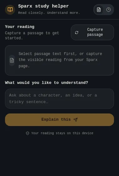 Sparx AI Study Helper