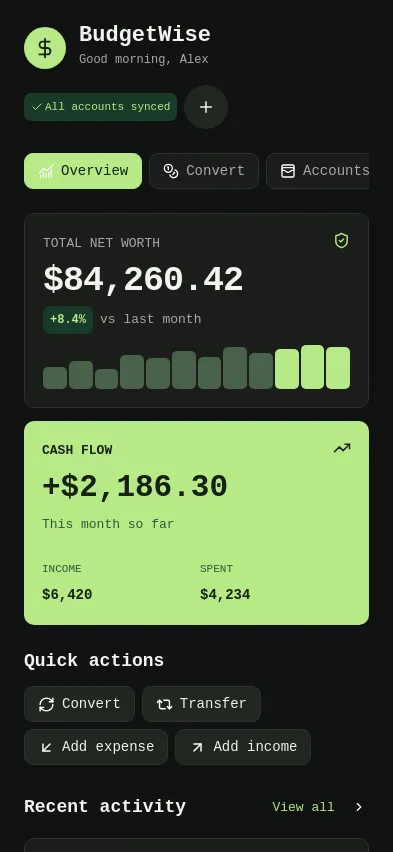 BudgetWise Mobile