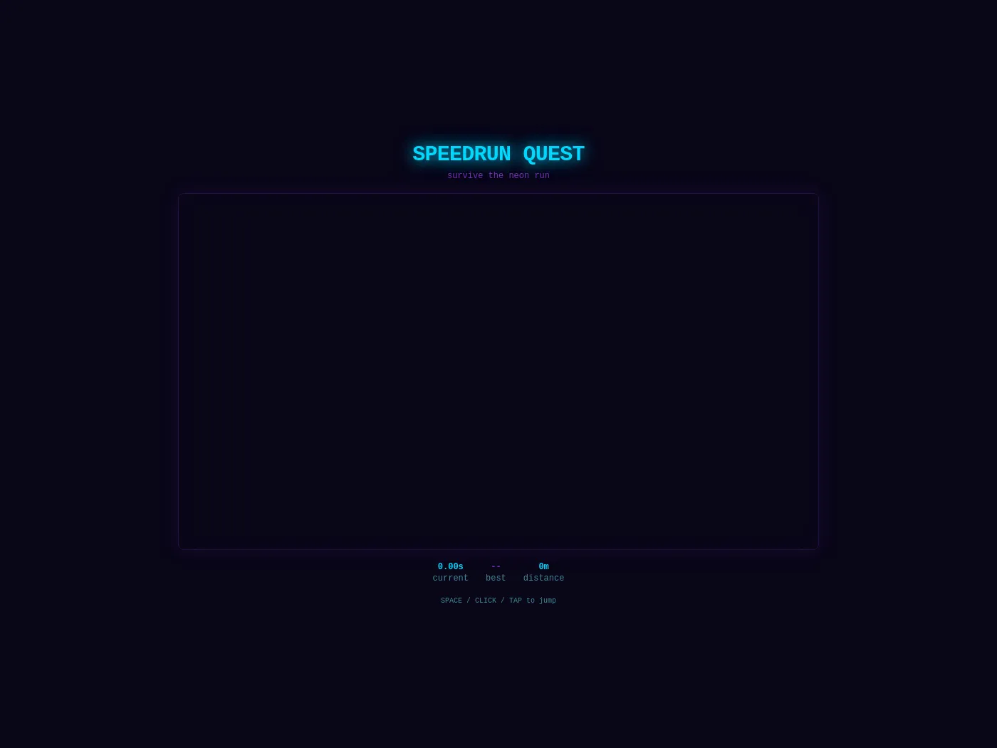 SpeedRun Quest