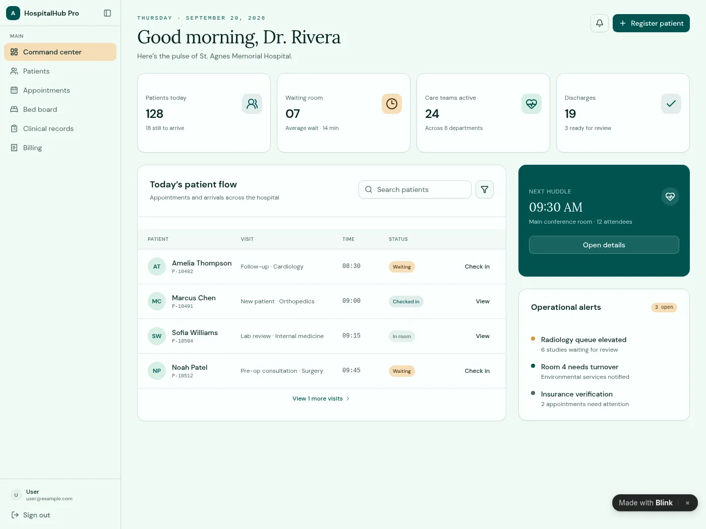 HospitalHub Pro
