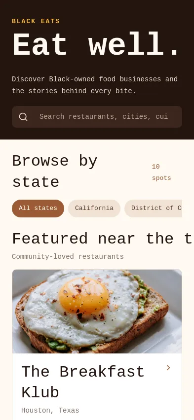 Black Eats Finder