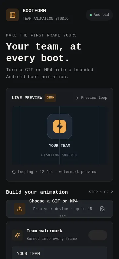 BootAnimation Maker