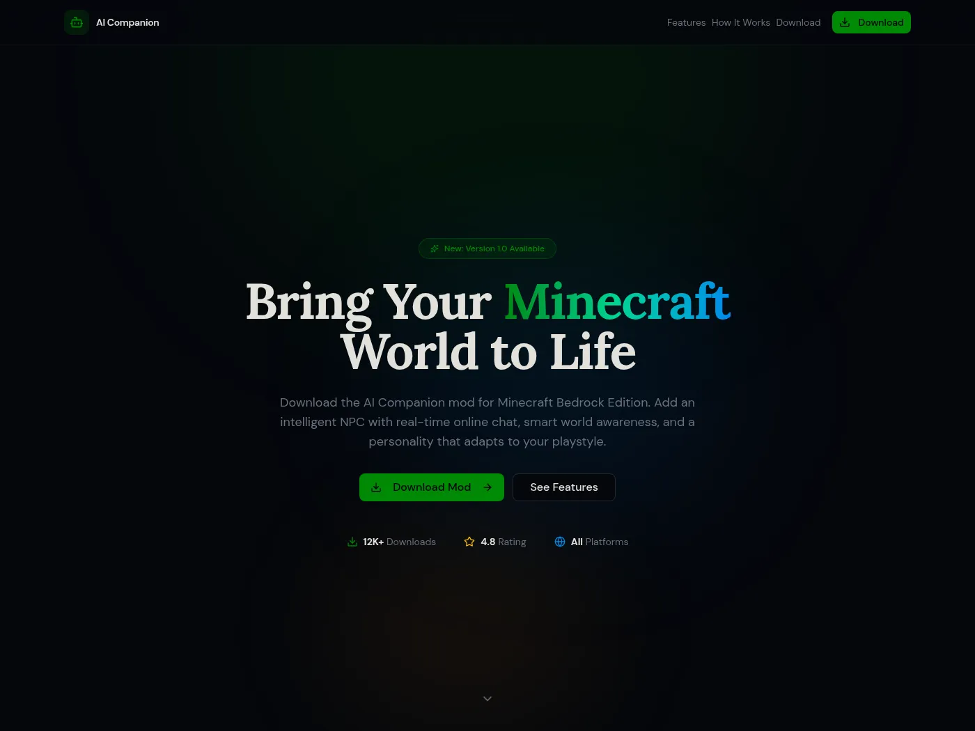 Minecraft BE AI Companion