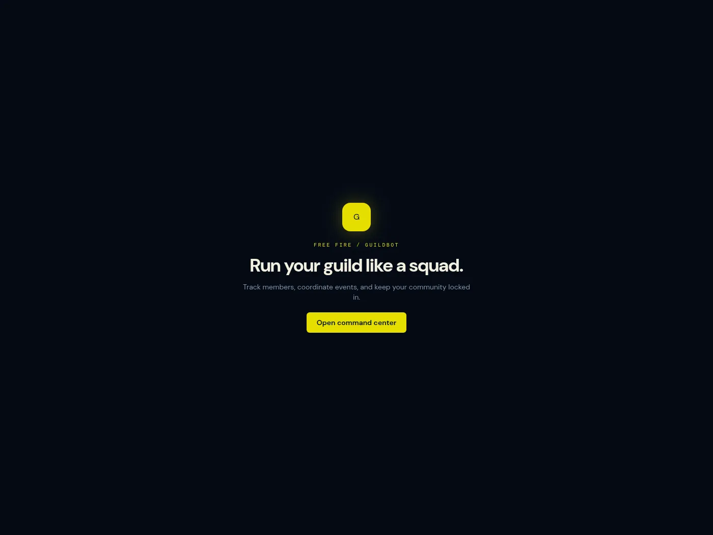Free Fire GuildBot