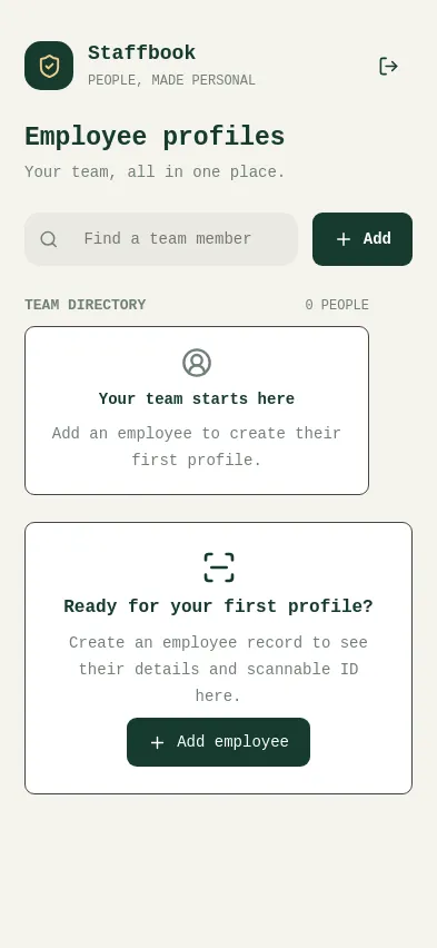 Staff Profile Builder