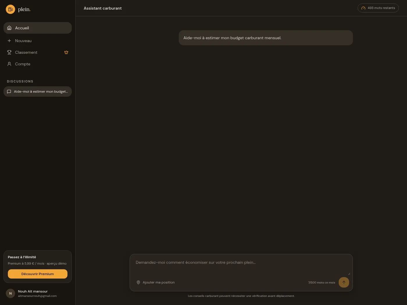 Fuel AI Chat Assistant