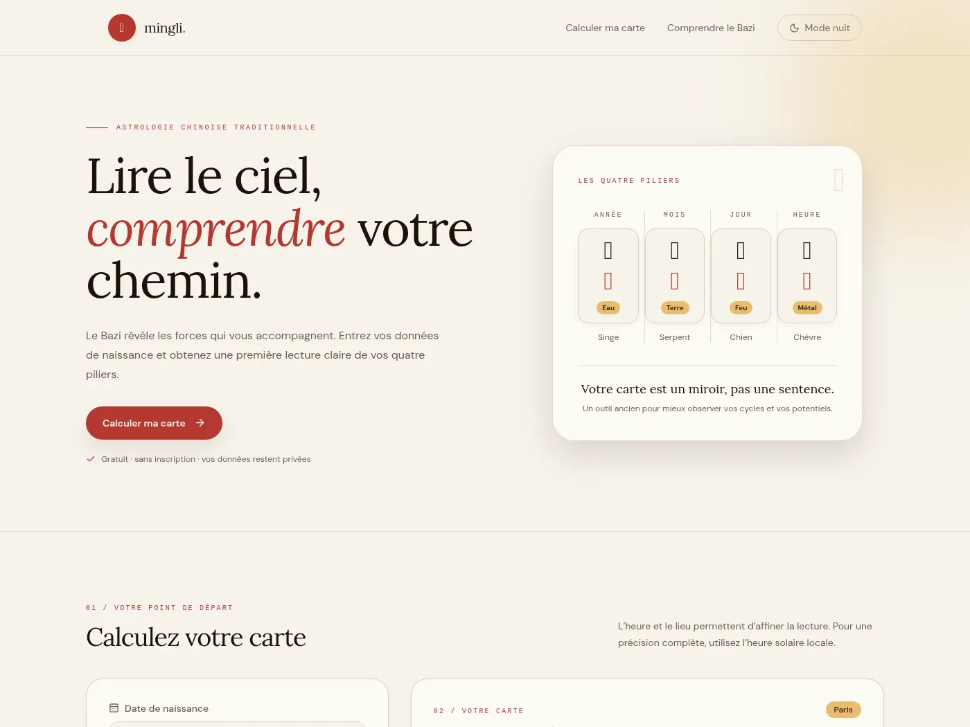 Bazi Calc Web
