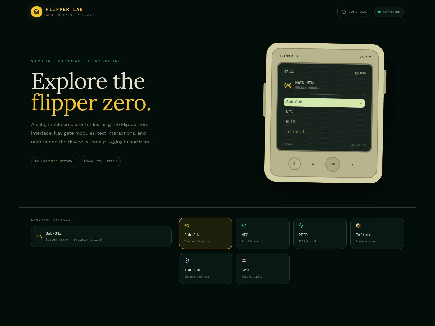 Flipper Zero Emulator