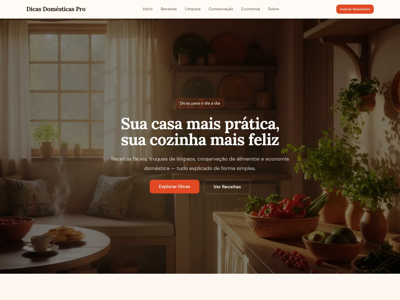 Dicas Domésticas Pro
