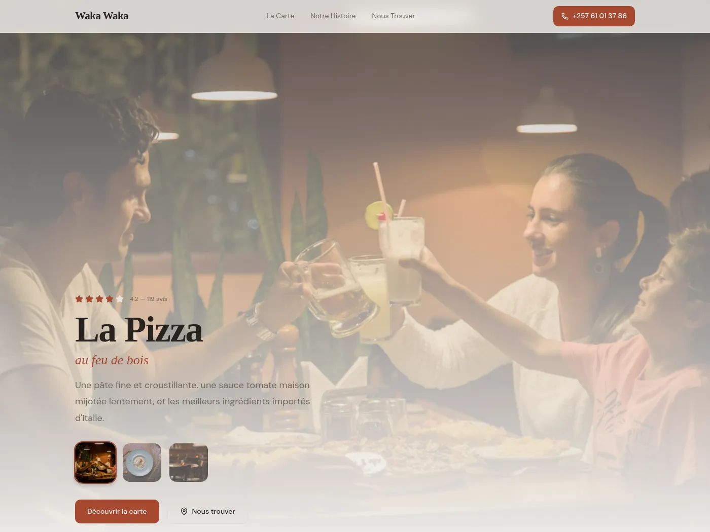 Waka Waka Restaurant Site