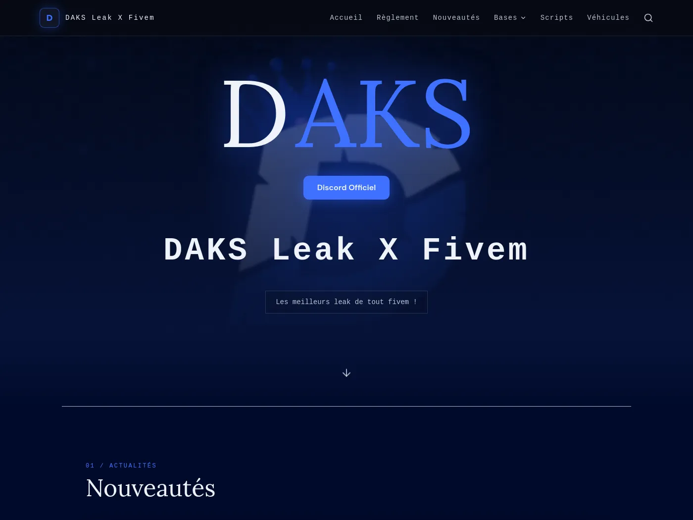 DAKS Leak X FiveM Web
