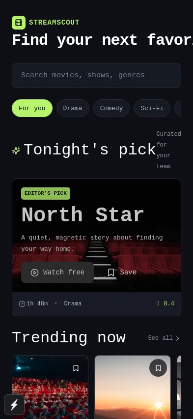 StreamScout Mobile