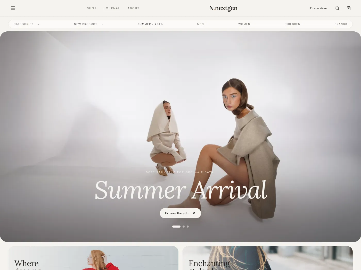 Animated Store Template