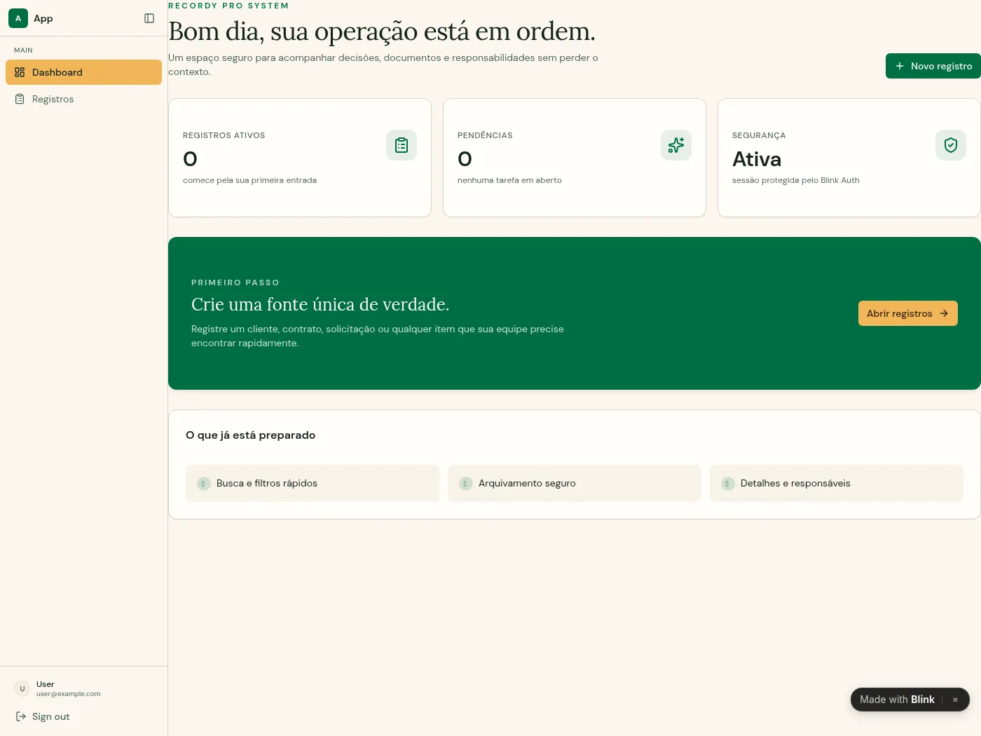 Recordy Pro System