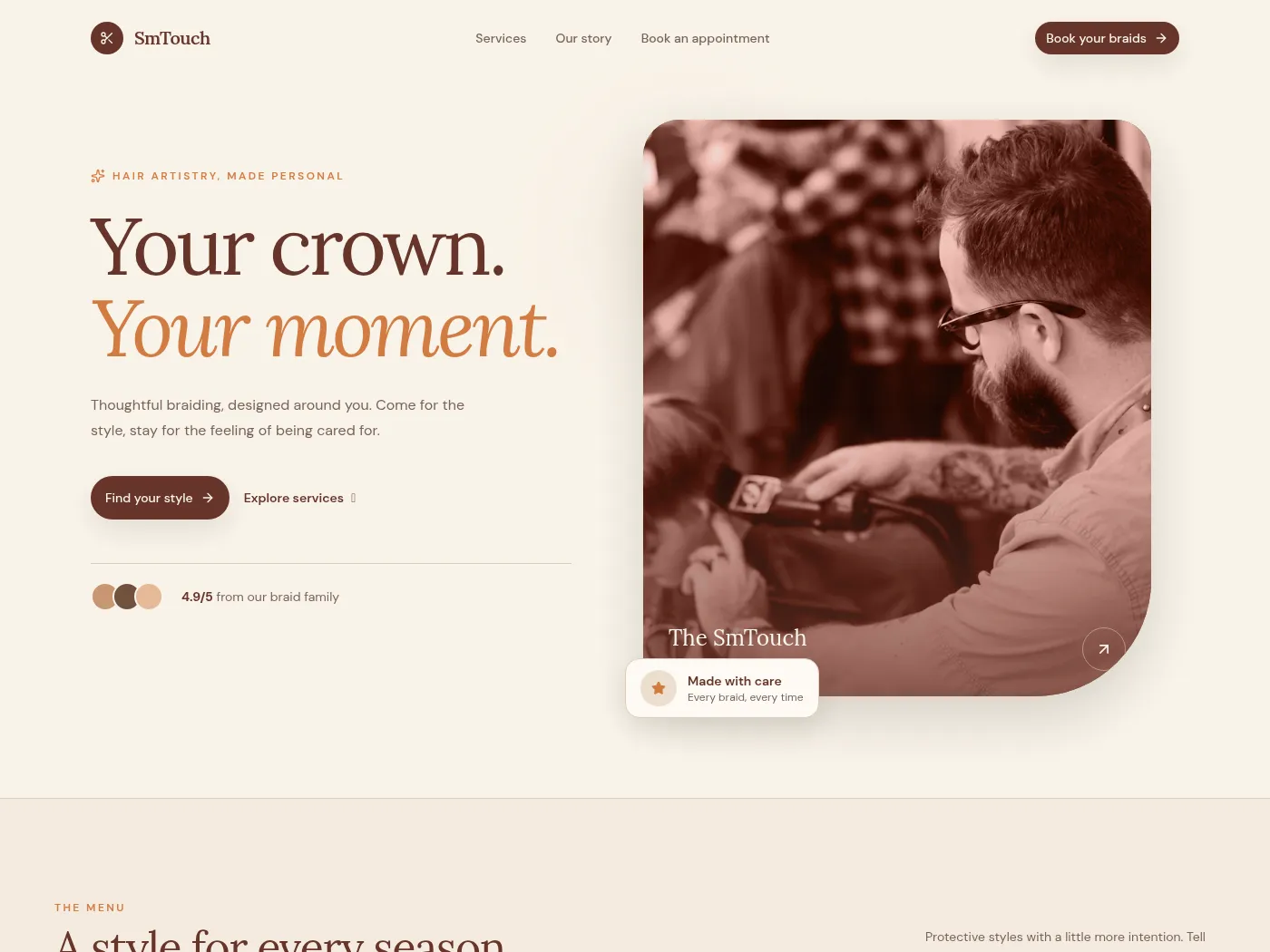 SmTouch Booking App