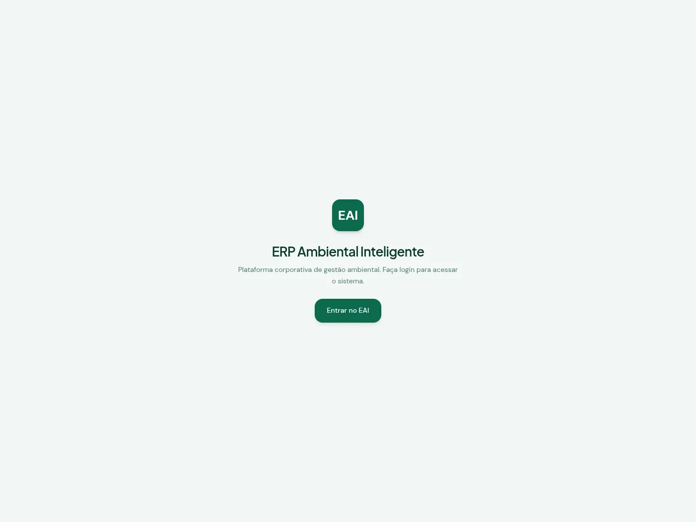 EAI – ERP Ambiental Inteligente