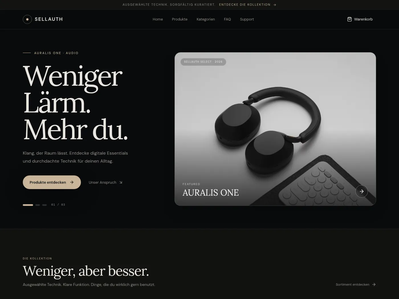 SellAuth Dark E-Commerce