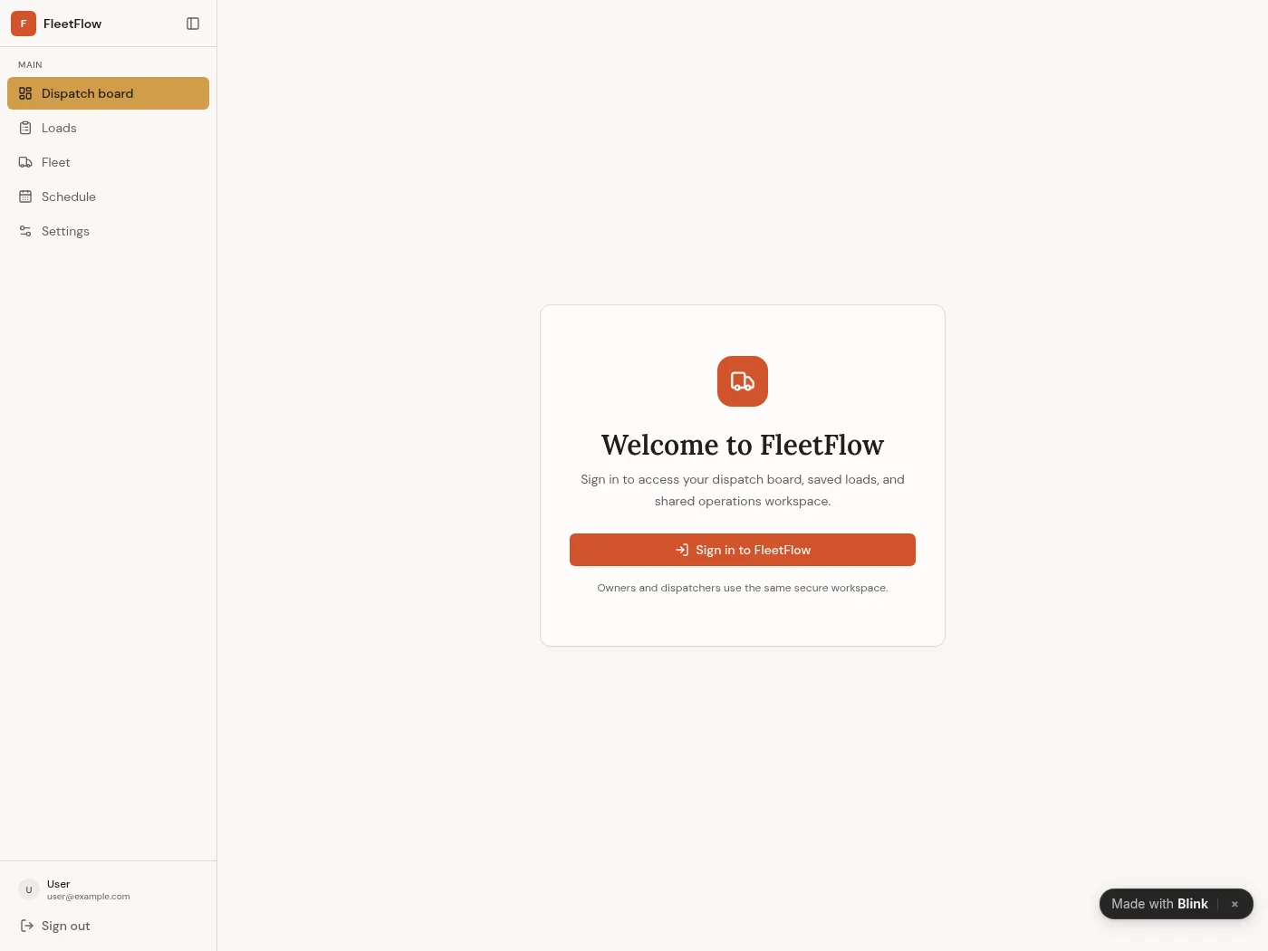 FleetFlow Manager