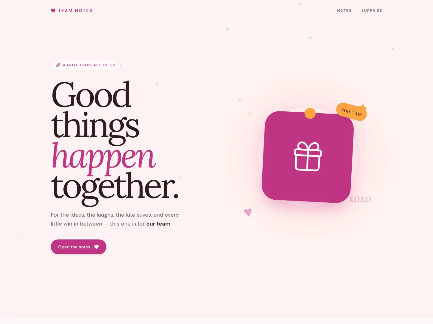 Heartfelt Celebration Site