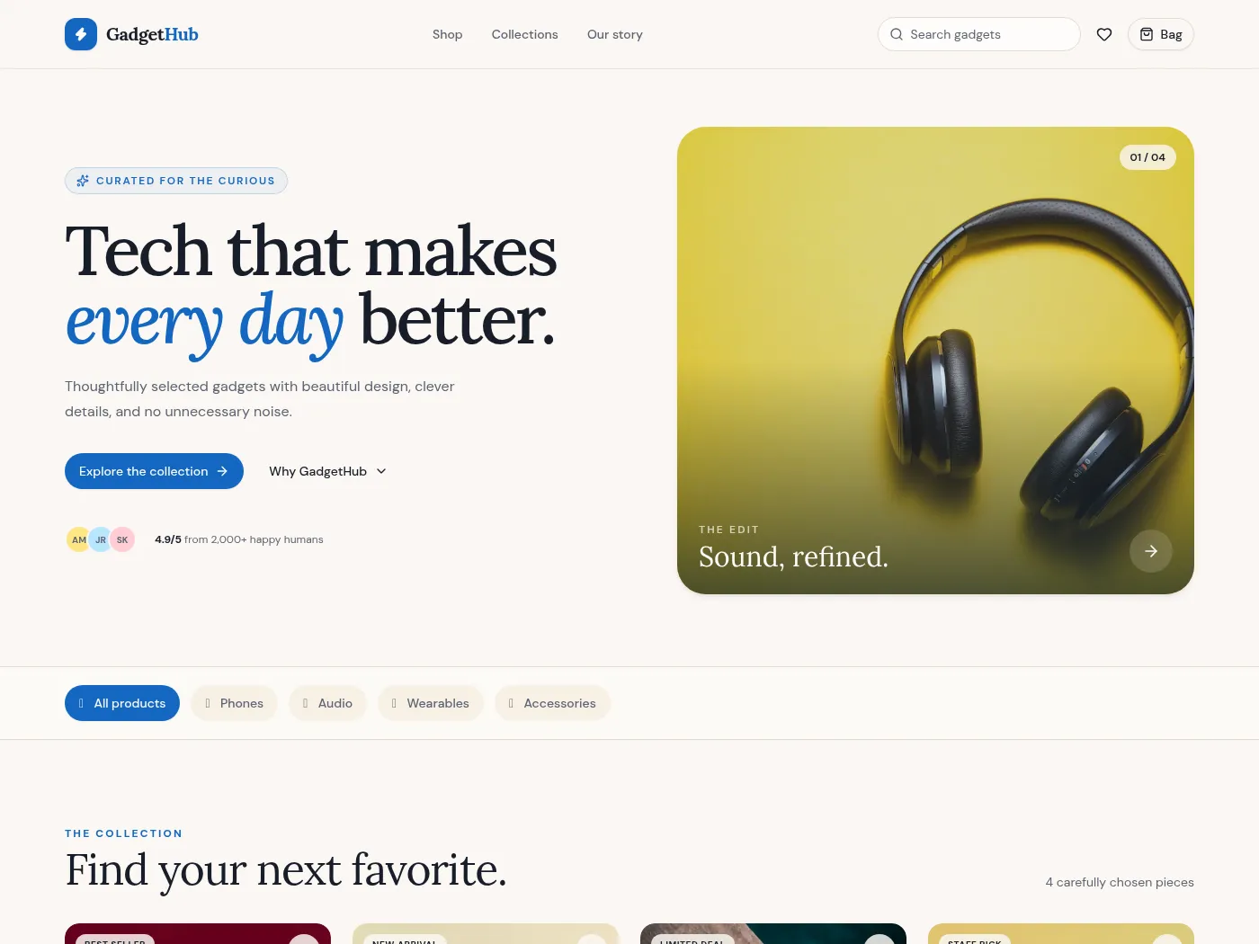 GadgetHub Storefront