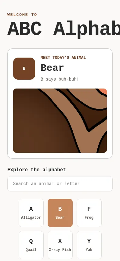 ABC Alphabet Zoo