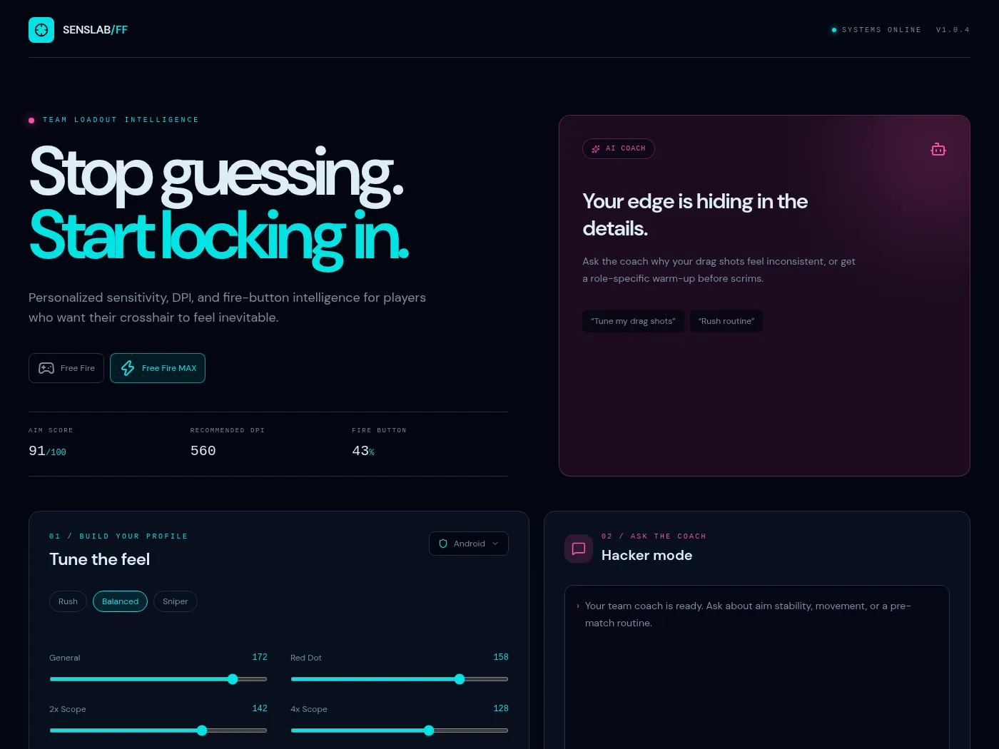 FF Sens AI Toolkit
