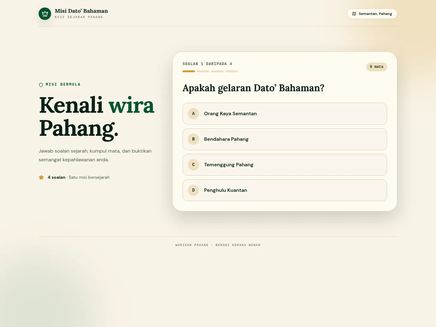 Misi Dato' Bahaman