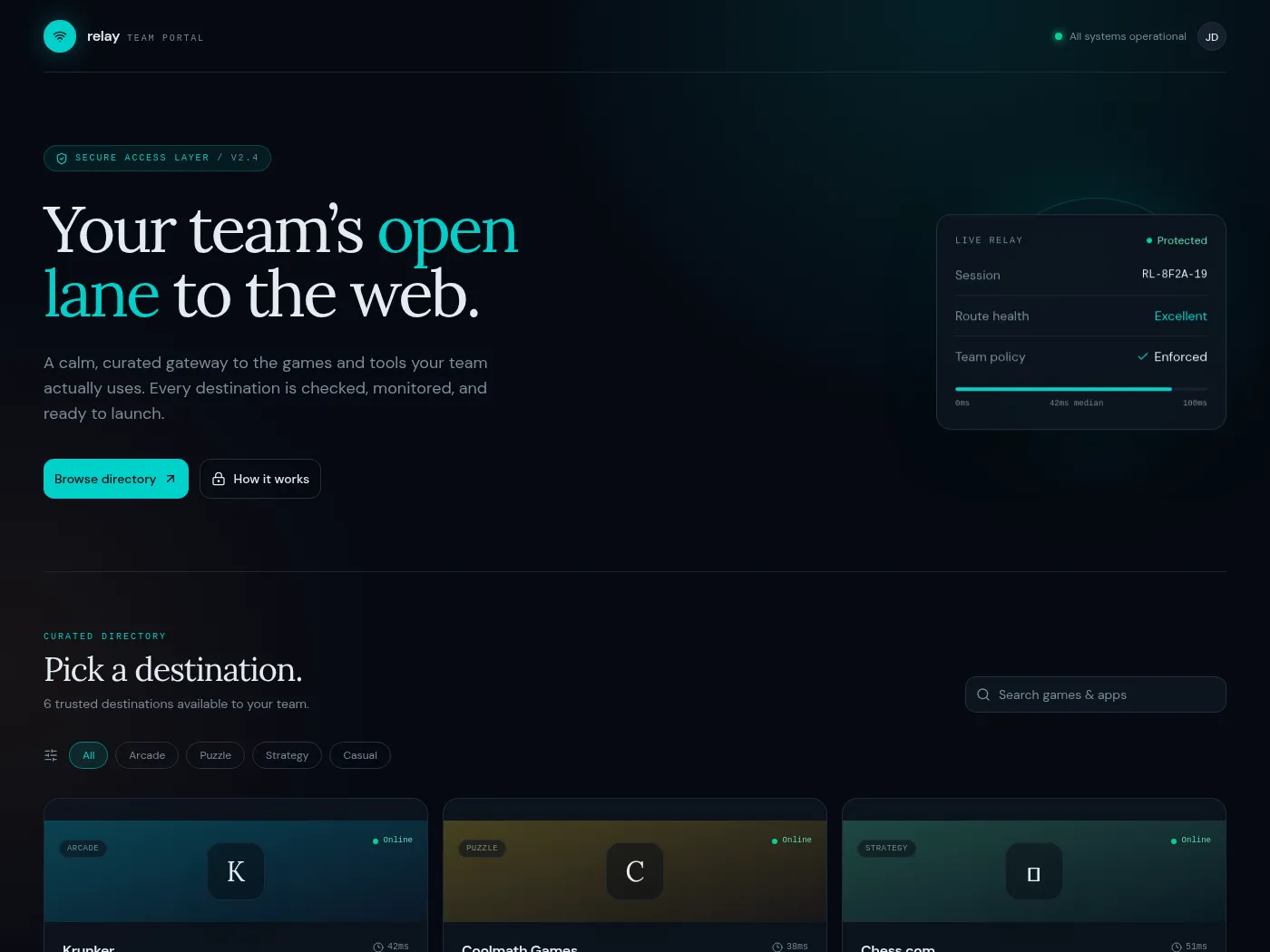 Unblocker Portal