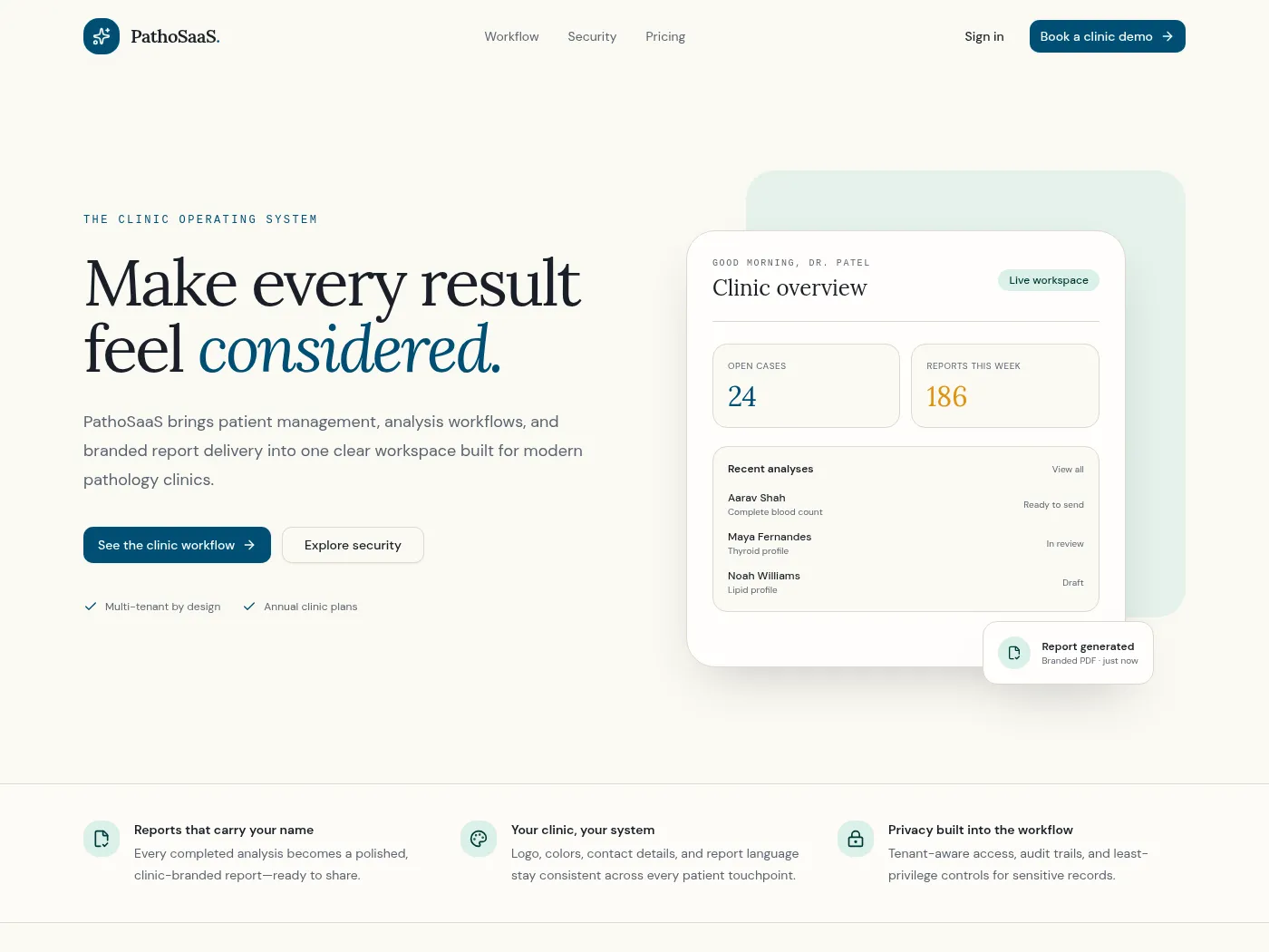 PathoSaaS Suite