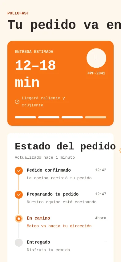 PolloFast Delivery App